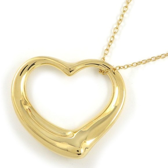 Tiffany & Co. | Jewelry | Tiffany Long Open Heart Necklace Gold | Poshmark